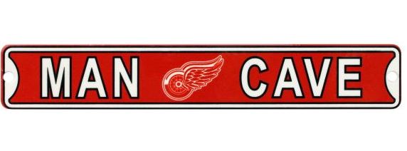 Detroit Red Wings Man Cave NHL 6 inch Super Steel Magnet – The Sports ...