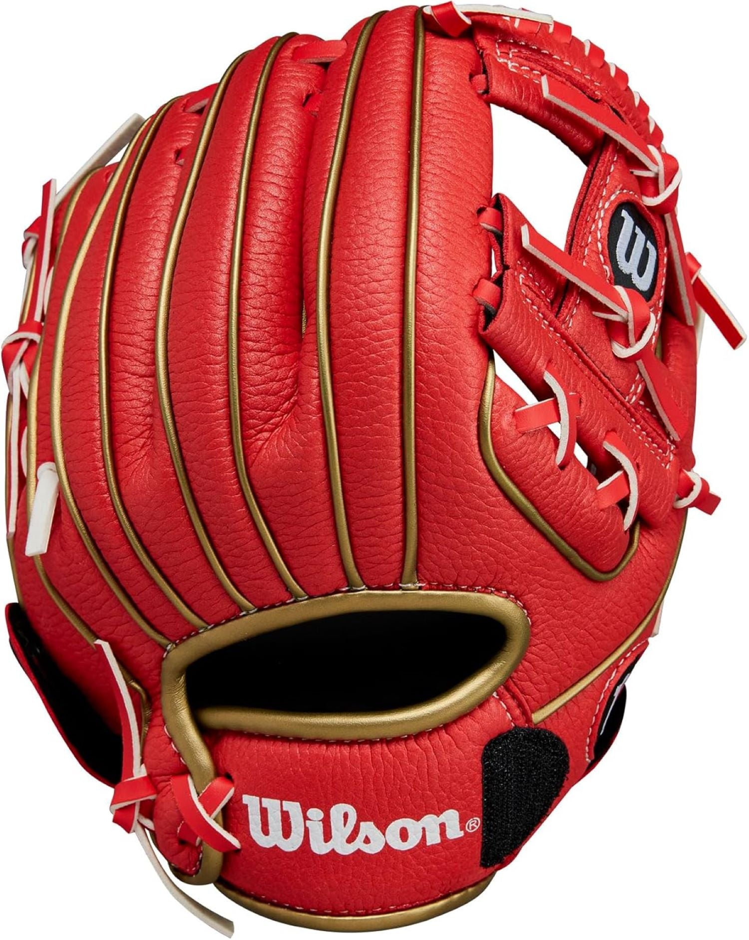 Wilson 2024 A200™ EZ Catch™ 9” T-Ball Glove - Right Hand Throw, Red/Me ...