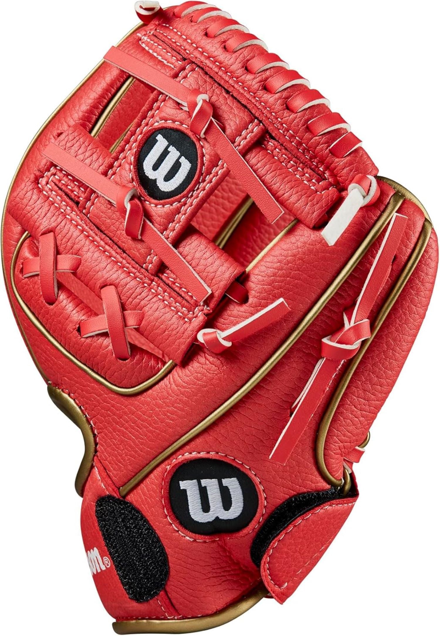Wilson 2024 A200™ EZ Catch™ 9” T-Ball Glove - Right Hand Throw, Red/Me ...