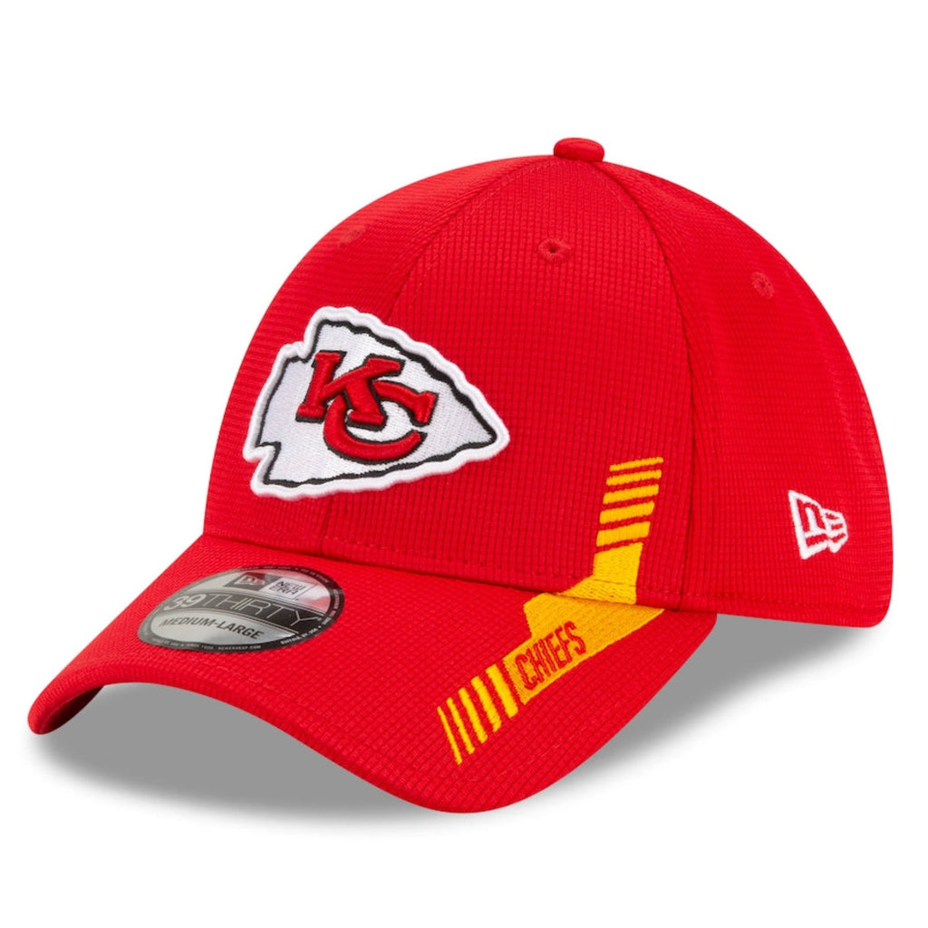 Kansas City Chiefs 2021 Sideline Historic 39THIRTY Stretch Fit Hat- Re ...